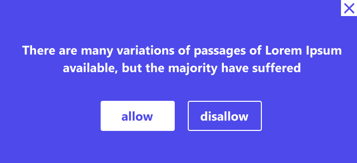 Push Notification – Popup Builder